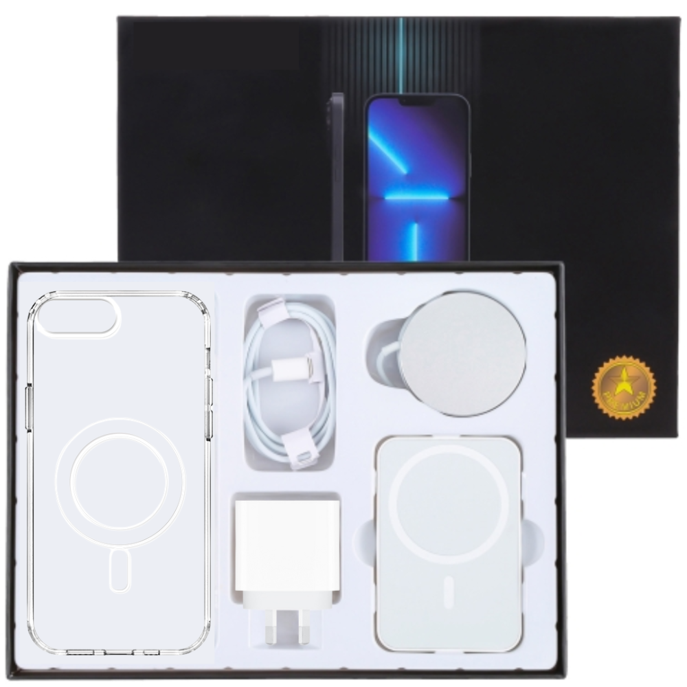 [5 in 1 Essential Kit] Apple iPhone 15 Plus/Pro/Max MagSafe Case/Charger Adapter/Charging Cable ...