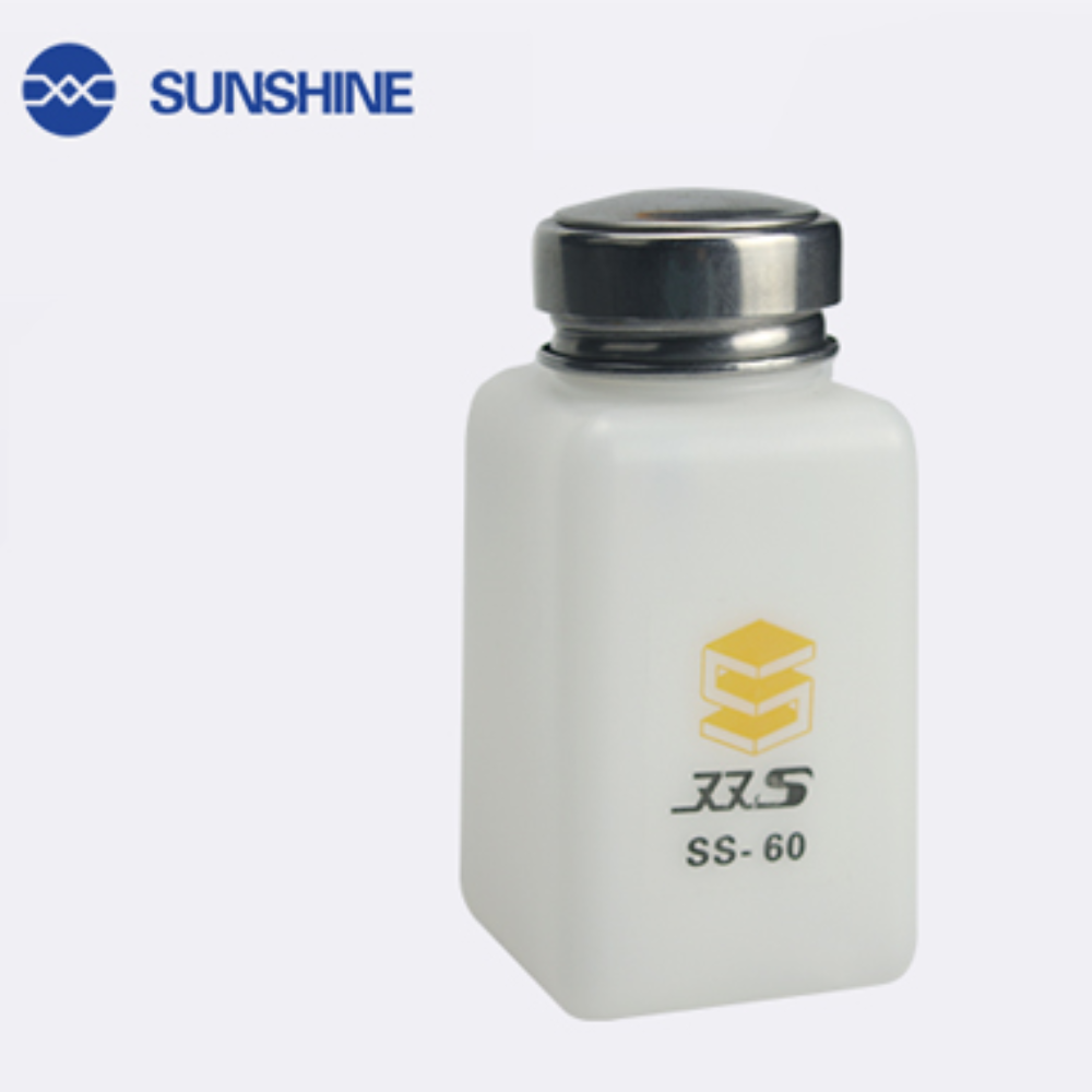 [SS-60] Sunshine Repair Isopropyl Alcohol Plastic Bottle Container 180ML | Polar Tech Australia