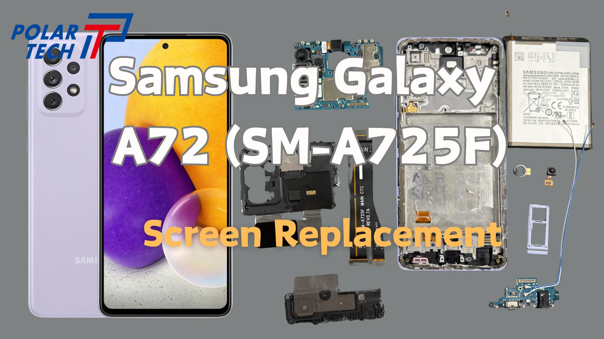 Samsung A72 Screen Replacement Guide: Step-by-Step Teardown Tutorial ...