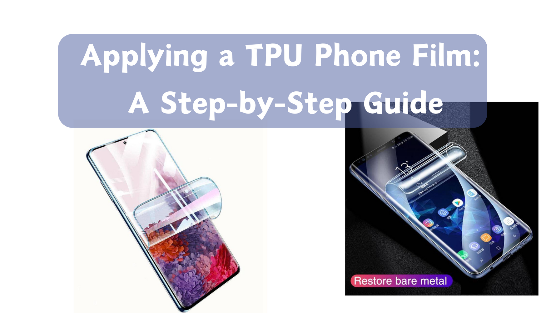 TPU Hydrogel Film Screen Protector applying Guide Tutorial | Polar Tech ...