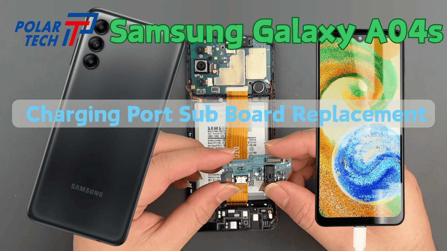 Samsung Galaxy A04s Charging Board Replacement Guide | Polar Tech Australia