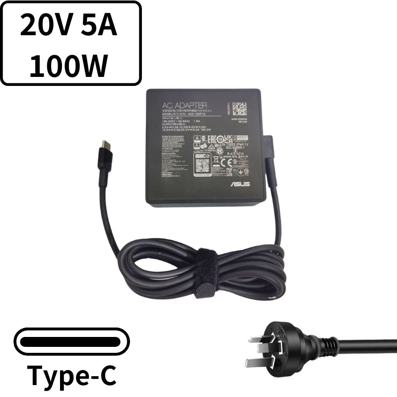 [100W][Type-C] ASUS ROG Flow X13 USB C Laptop AC Wall Super Fast ...