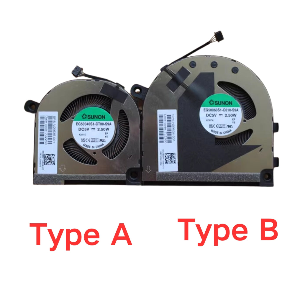 HP Envy X360 15 Inch 15-EW N10353-001 - Laptop CPU & GPU Cooling Fan ...