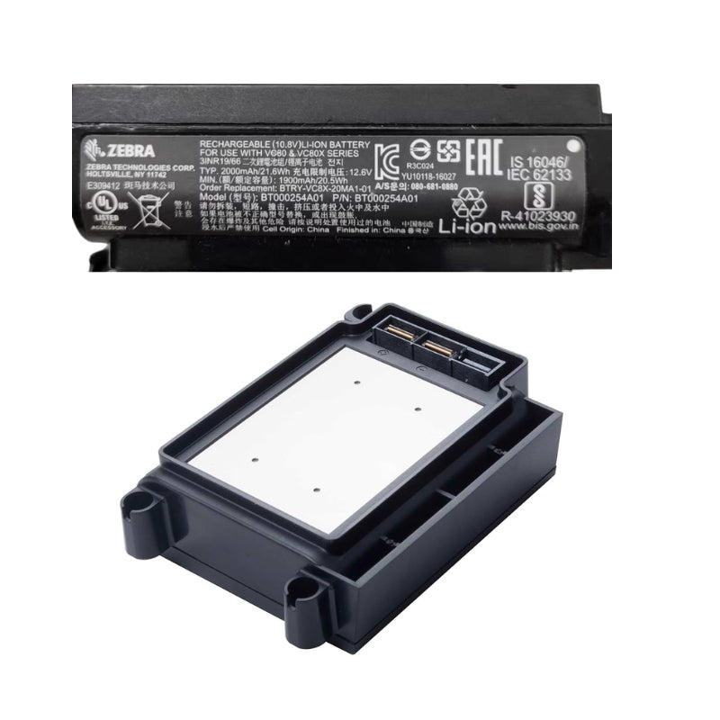 [BT000254A01] Zebra VC80 VC80X VC80X-LIFT - Replacement Battery | Polar ...