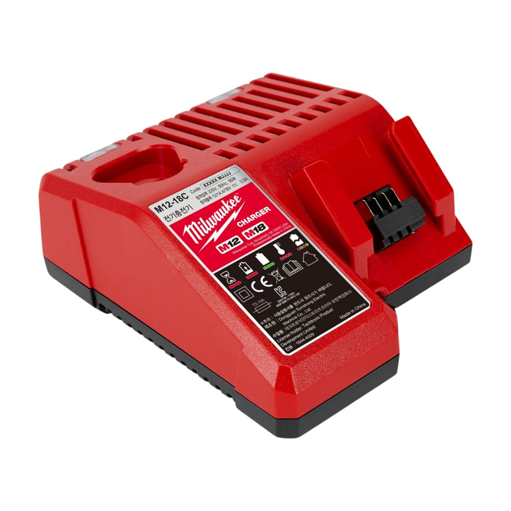 [M12-18C][12/14.4V/18V-3.0A] Genuine Original Milwaukee Fast Charger ...