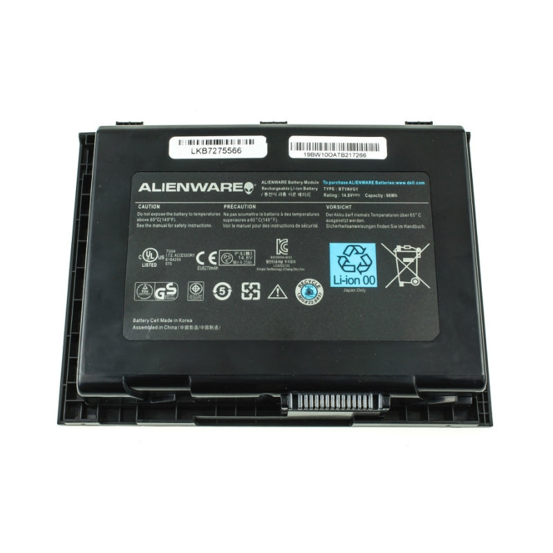 [BTYAVG1] Dell Alienware M18X R1 R2 Series - Replacement Battery ...