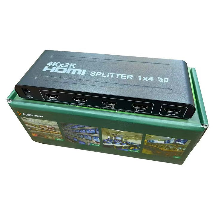 [1 Split 4] 5 Ports (1 Input + 4 Output) HDMI Splitter - Up to 4K ...