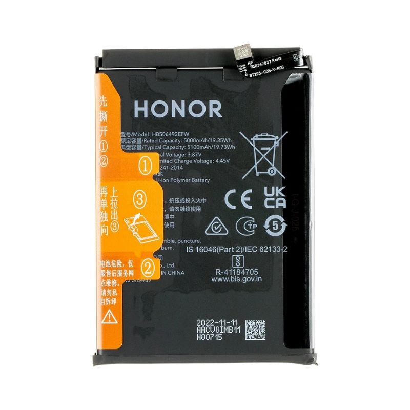 [HB506492EFW] Honor Magic5 Lite (RMO-NX3) Replacement Battery | Polar ...