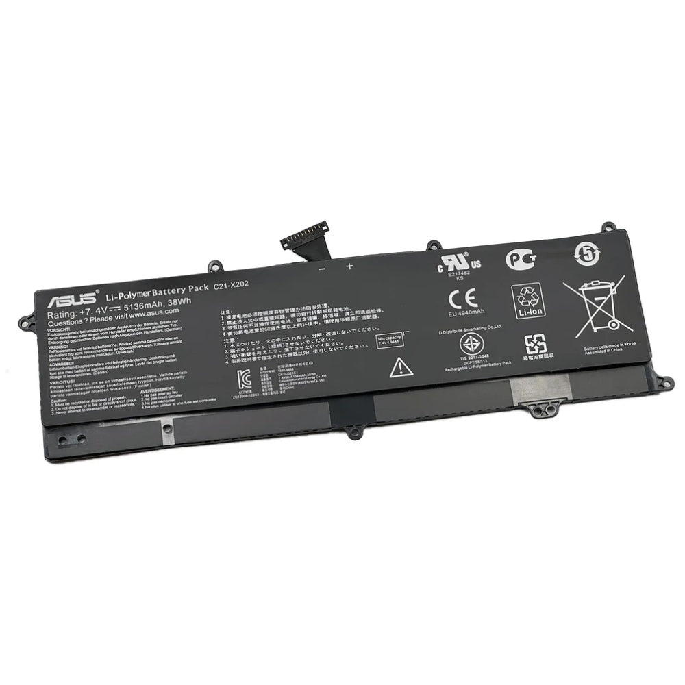 [C21-X202] ASUS VivoBook Q200e F201E F202E S200E X201E Replacement ...