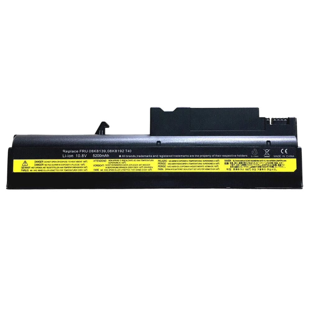 [08K8194] Lenovo ThinkPad T40 R50 R50E R51 Series Replacement Battery ...