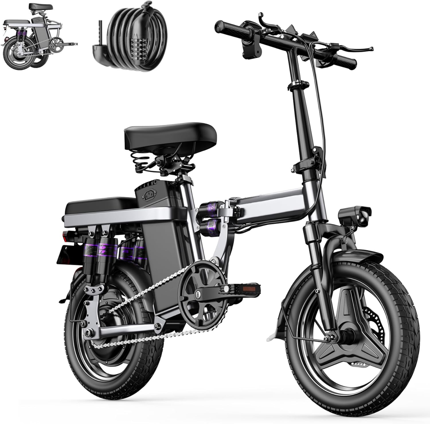 [Model: F12] E-GO 400W High Power Long Range Foldable Electric Bike ...