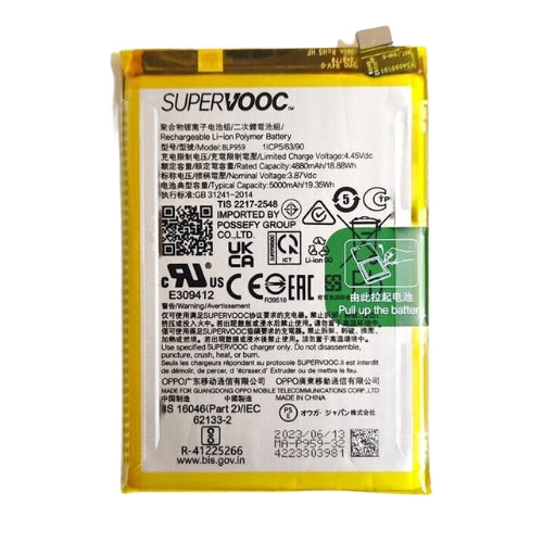 [BLP959] OPPO Reno8 T 4G (CPH2481) - Replacement Battery | Polar Tech ...