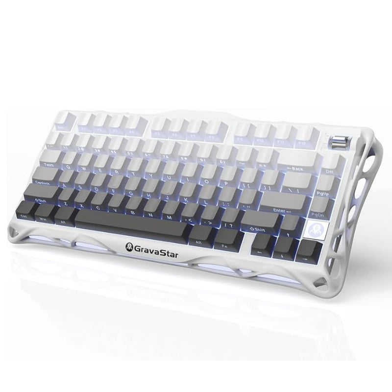 GravaStar K1 75% Wireless Mechanical Gaming Keyboard with RGB Backlit ...