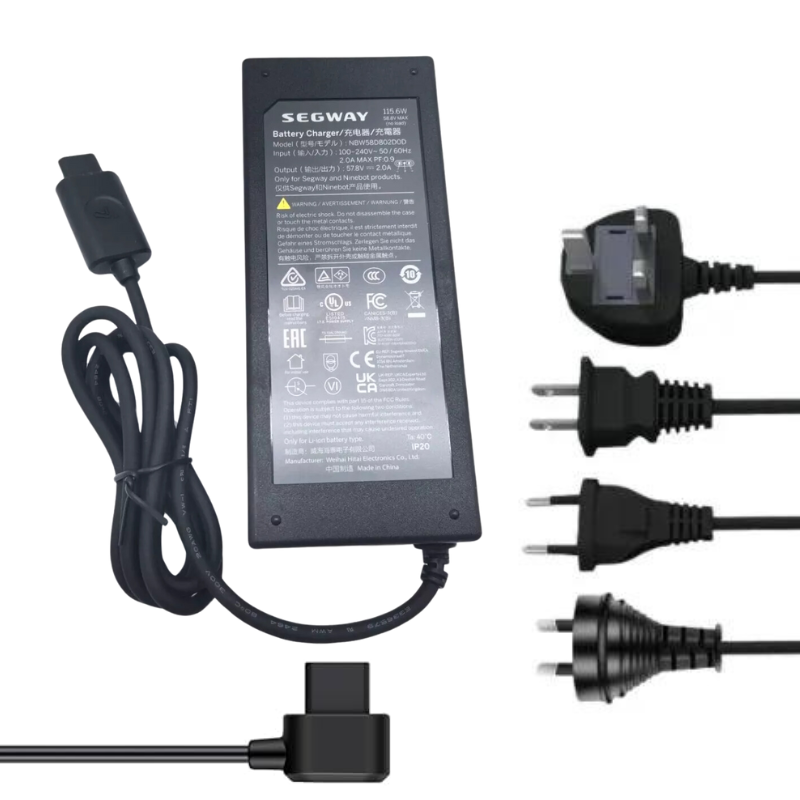 [115.6W/57.8V-2A][Flat Square] Segway Ninebot GT1/GT2 Replacement ...