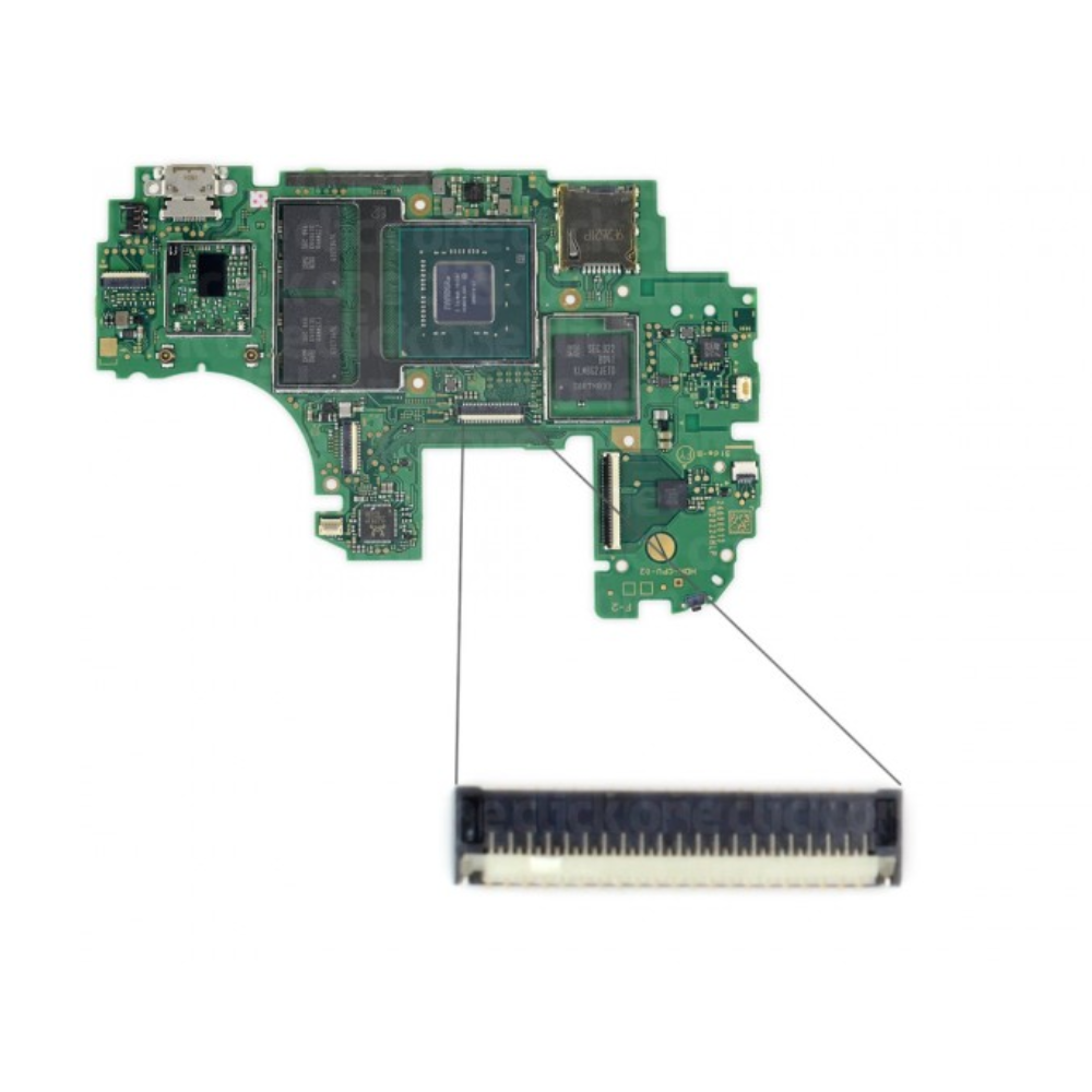 Nintendo NS Switch Lite - Motherboard LCD Display FPC Connector | Polar ...