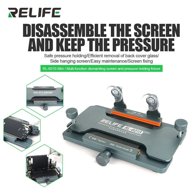 [RL-601S Mini] RELIFE 3 in 1 Multi-function Dismantling Screen and ...