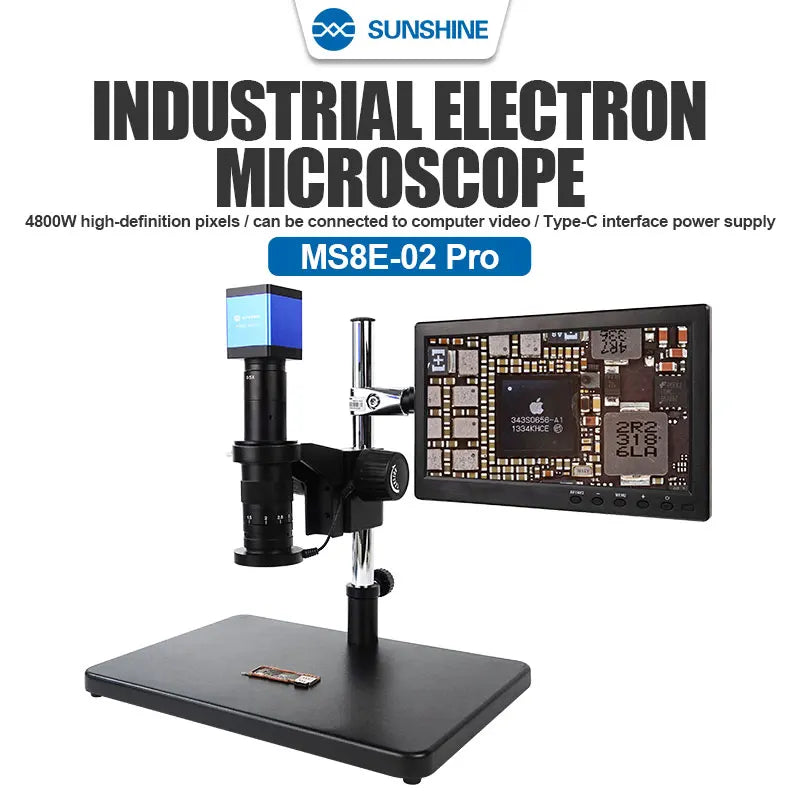 [MS8E-02 PRO][Built-in Display] SUNSHINE Industaial Electron Microscope ...
