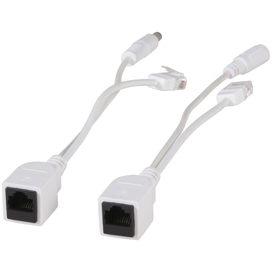 [Pair] Passive PoE Injector and PoE Splitter Kit with 5.5x2.1 mm DC ...
