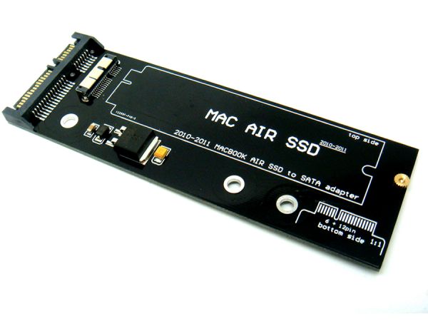 Apple MacBook Air 2010 2011 SSD (6 +12 Pin) to SATA Adapter Board ...