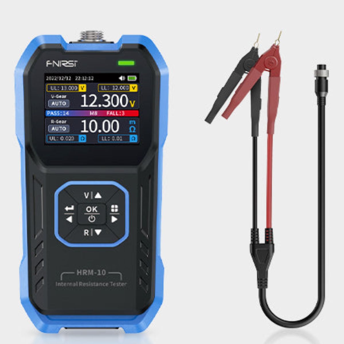 [HRM-10] FNIRSI Battery Voltage Internal Resistance Tester 18650 High ...