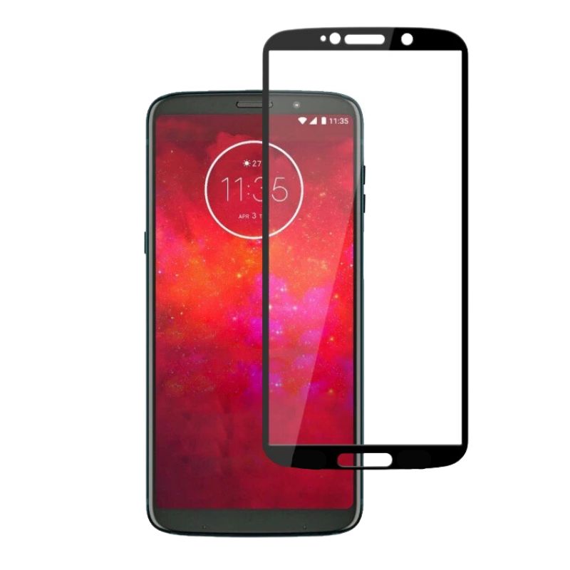 Motorola Moto Z3 / Z3 Play - Full Covered 9H Tempered Glass Screen ...