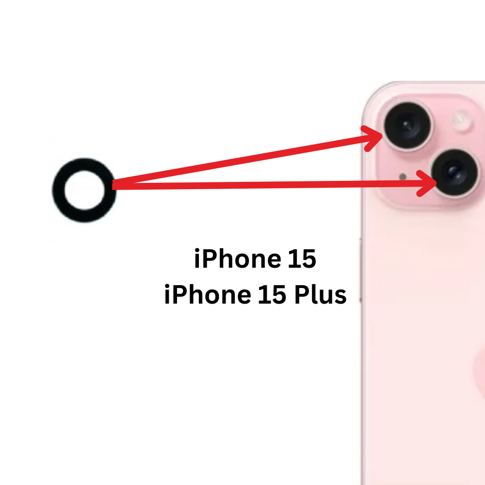 Apple iPhone 15 / iPhone 15 Plus - Back Rear Main Camera Glass Lens ...