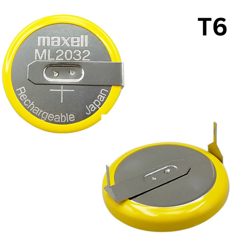 [T6][ML2032] Maxell 3V 65mAh Rechargeable Lithium Battery | Polar Tech ...