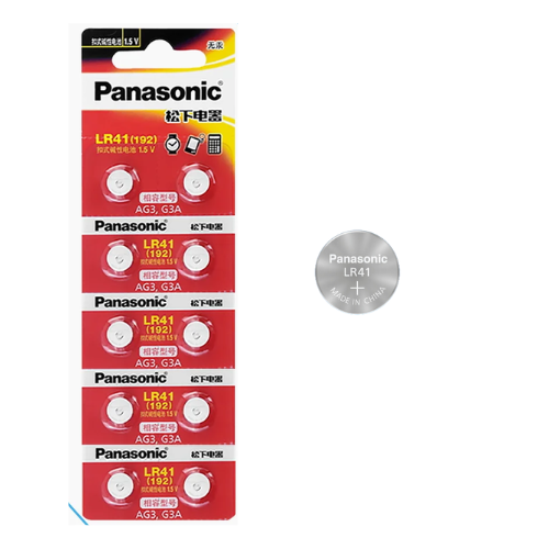 [LR41/AG3] Panasonic 1.5V Lithium Battery Coin Cell Button Battery ...