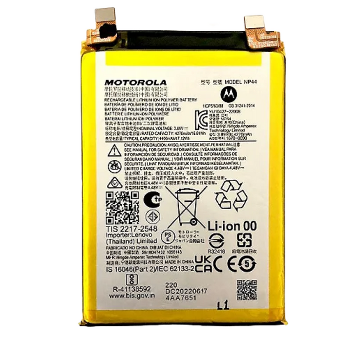 [NP44] Motorola Moto Edge 30 Fusion & Edge 40 Replacement Battery ...