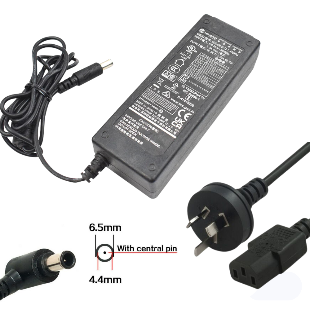 [48V-2A][6.5mmx4.4mm With Central Pin] DAHUA ADS-110DL-52-1 NVR ...