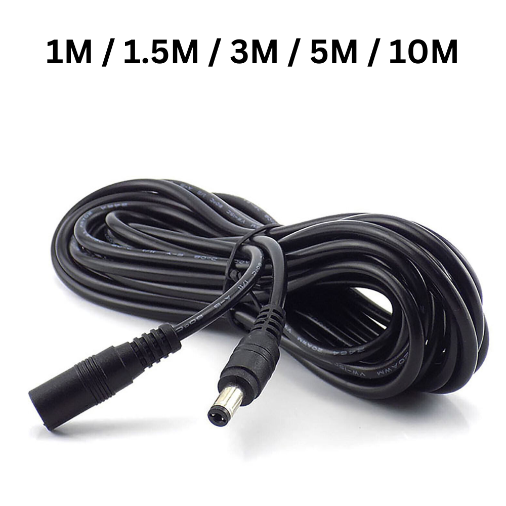 [1M/1.5M/3M/5M/10M] DC 12V Male Female Power Extension Cable | Polar ...