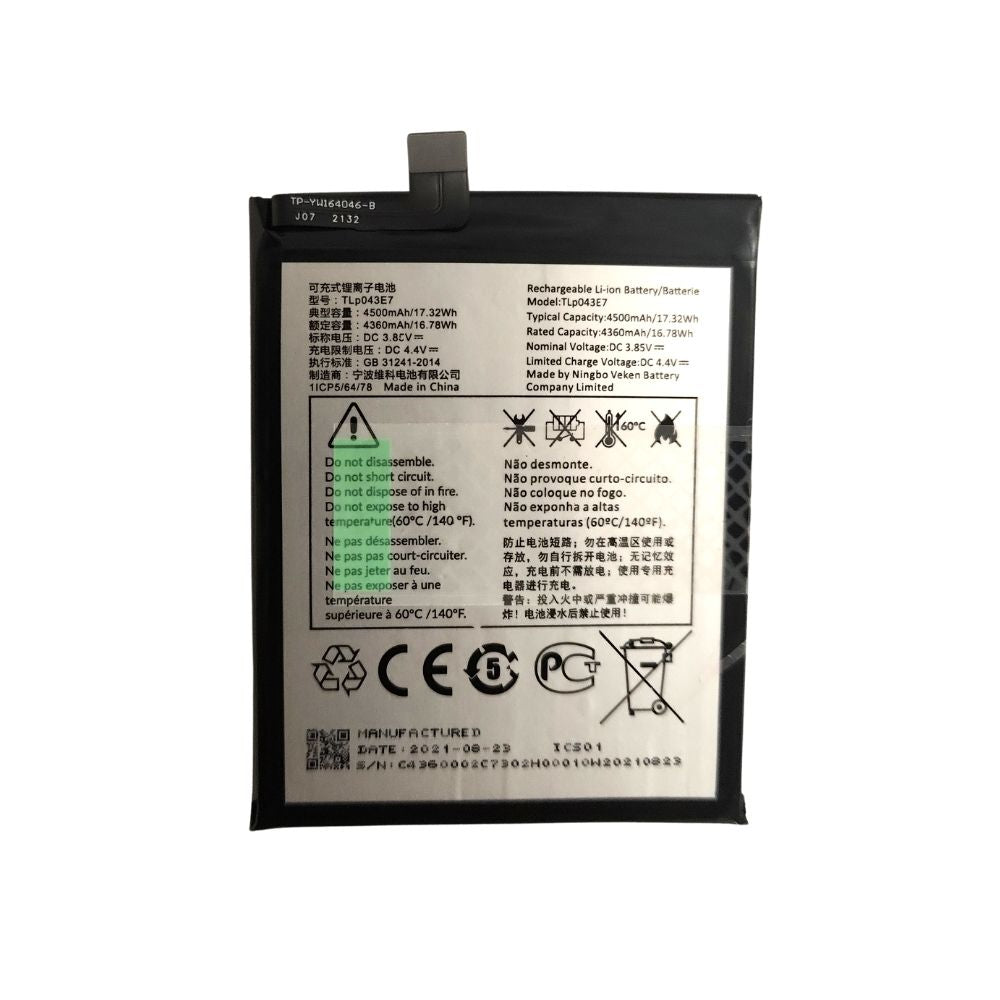 [TLp043E7] TCL 20R / TCL 20 R 5G (T767H) Replacement Battery | Polar ...