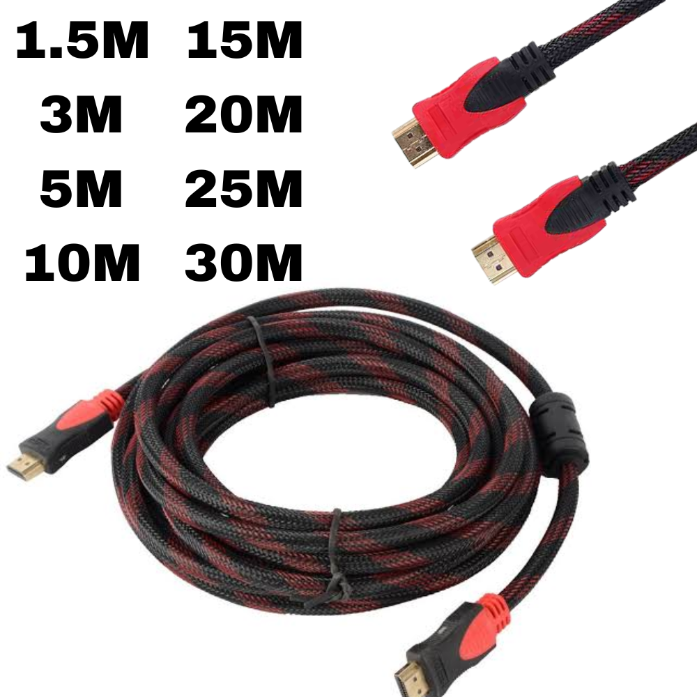 [V1.4][1080P][Heavy Duty] 1.5M 3M 5M 15M 20M HDMI Cable High Speed HDMI ...