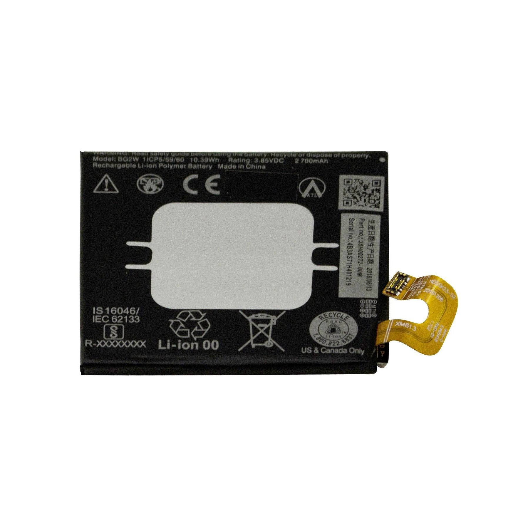 [BG2W, G011A-B] Google Pixel 2 (G011A) OEM Replacement Battery | Polar ...