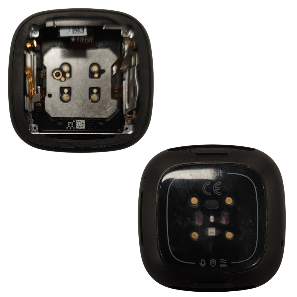 Fitbit Versa 3 (FB511) Back Rear Housing Frame With Built-in Sensor ...