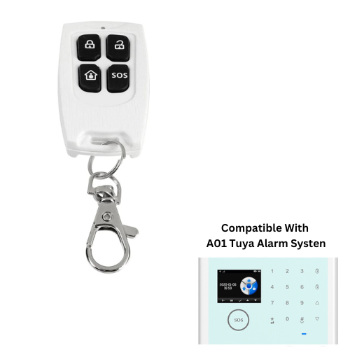 [A04] Wireless Battery Powered Remote Control For A01 TUYA Alarm System ...