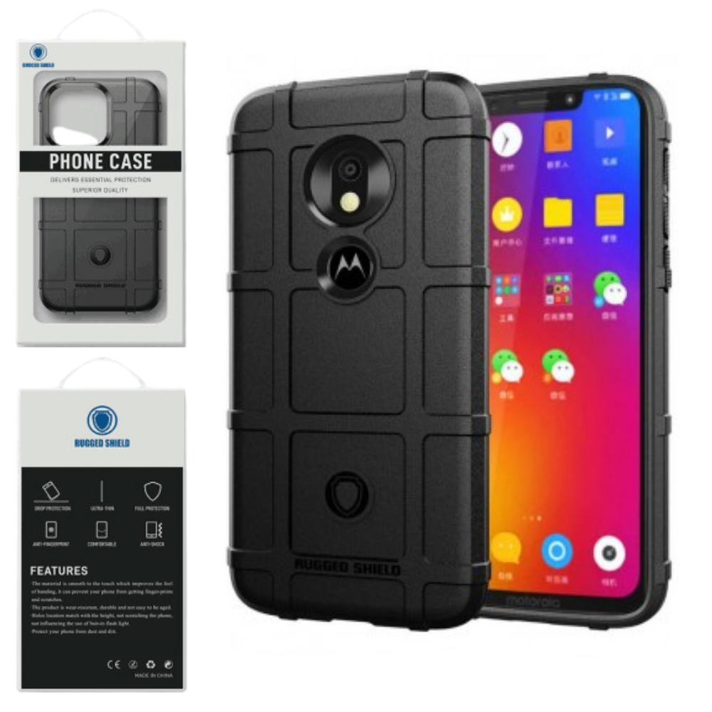Motorola G7 Military Rugged Shield Heavy Duty Drop Proof Case | Polar ...