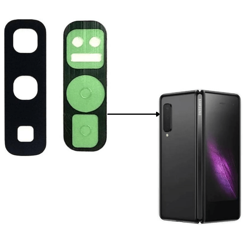 Samsung Galaxy Fold (F900 / F907) Back Rear Camera Replacement Glass ...