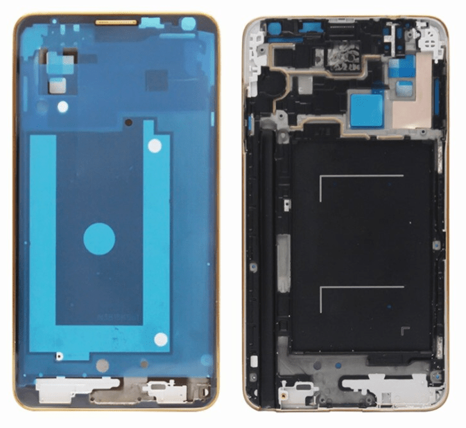 Samsung Galaxy Note 3 Front LCD Screen Frame Housing | Polar Tech Australia