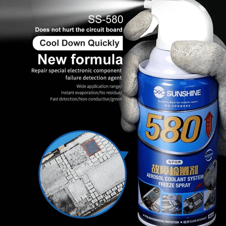 [SS-580] Sunshine SS-580 Aerosol Coolant System Freeze Spray Logic ...