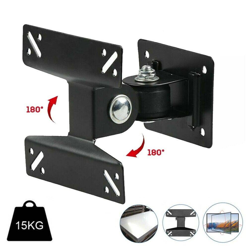Universal 180 Degree Rotation Adjustable Monitor TV Bracket Wall Mount ...
