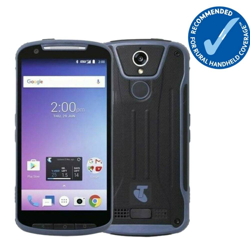[USED] ZTE T85 Rugged Phone Telstra Tough Max 2 Blue Tick 4G LTE IP67 ...